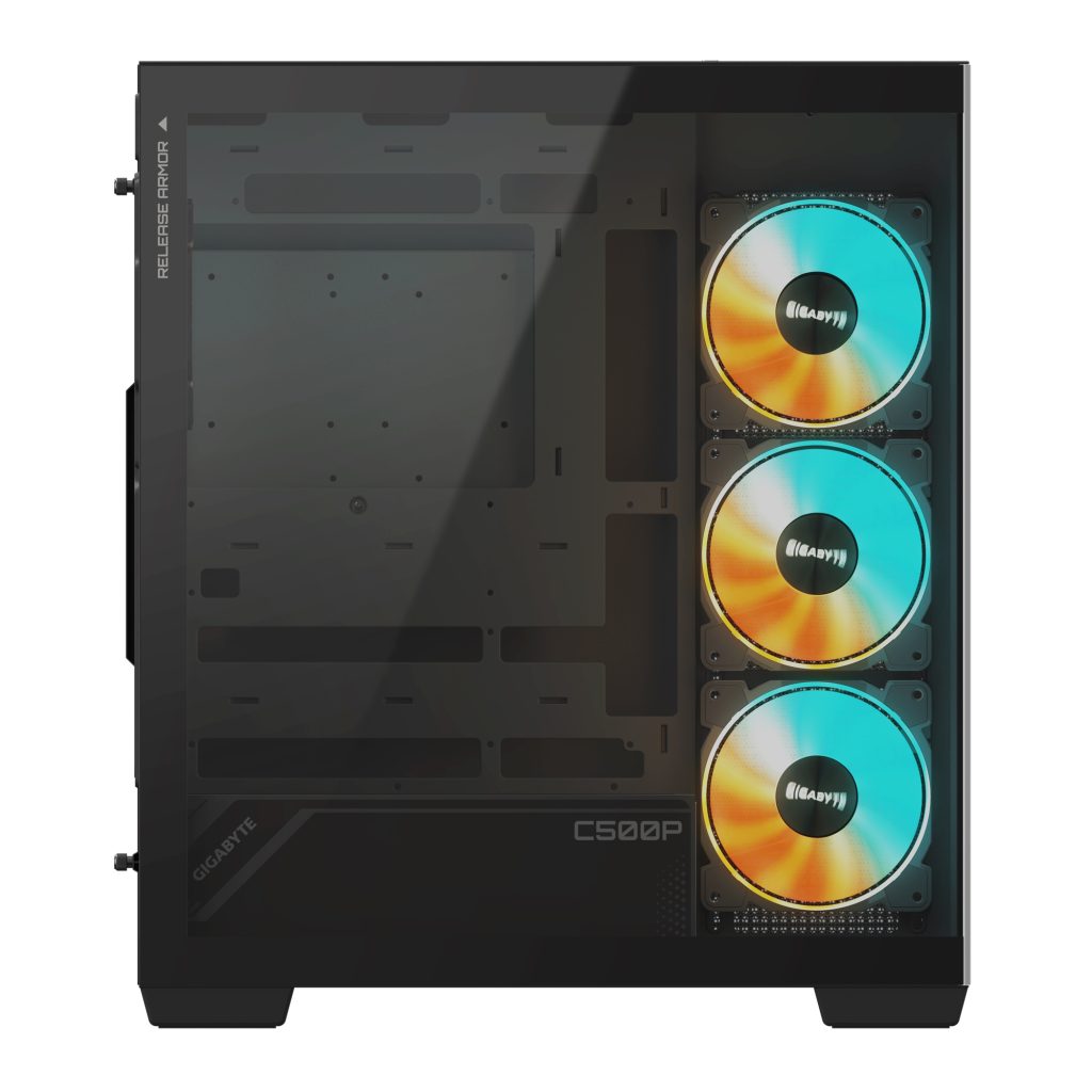 Gigabyte unveils its new C500 Panoramic Stealth case in black and white ...