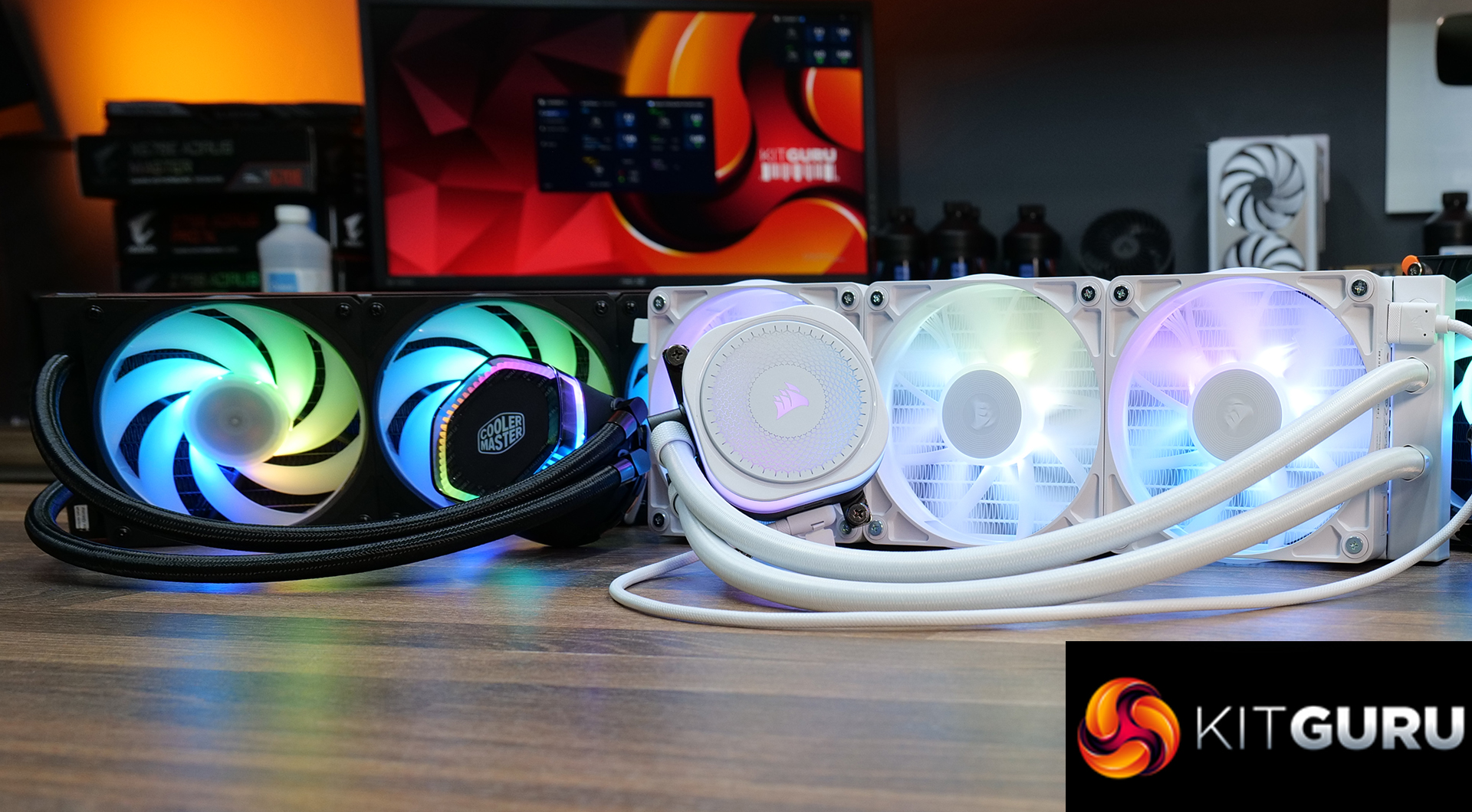 AIO Head To Head With Corsair and Cooler Master | KitGuru