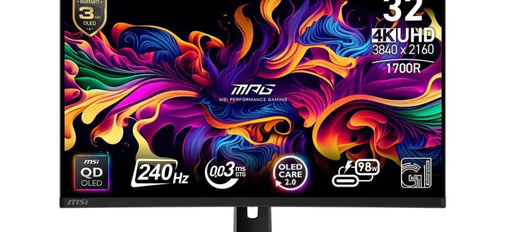 MSI debuts its first curved 32-inch 4K QD-OLED gaming monitor | KitGuru