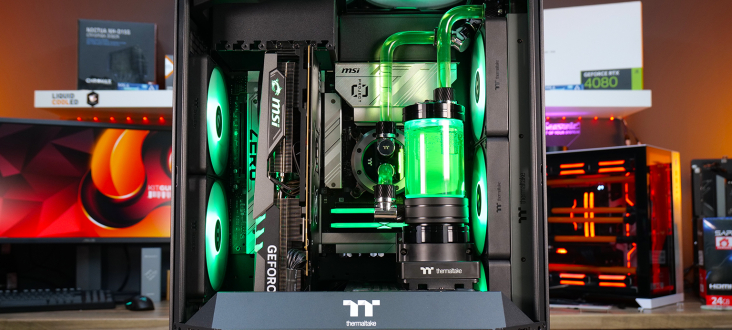 Thermaltake Tower 600 Featured Build – Acid Green Custom Loop! | KitGuru