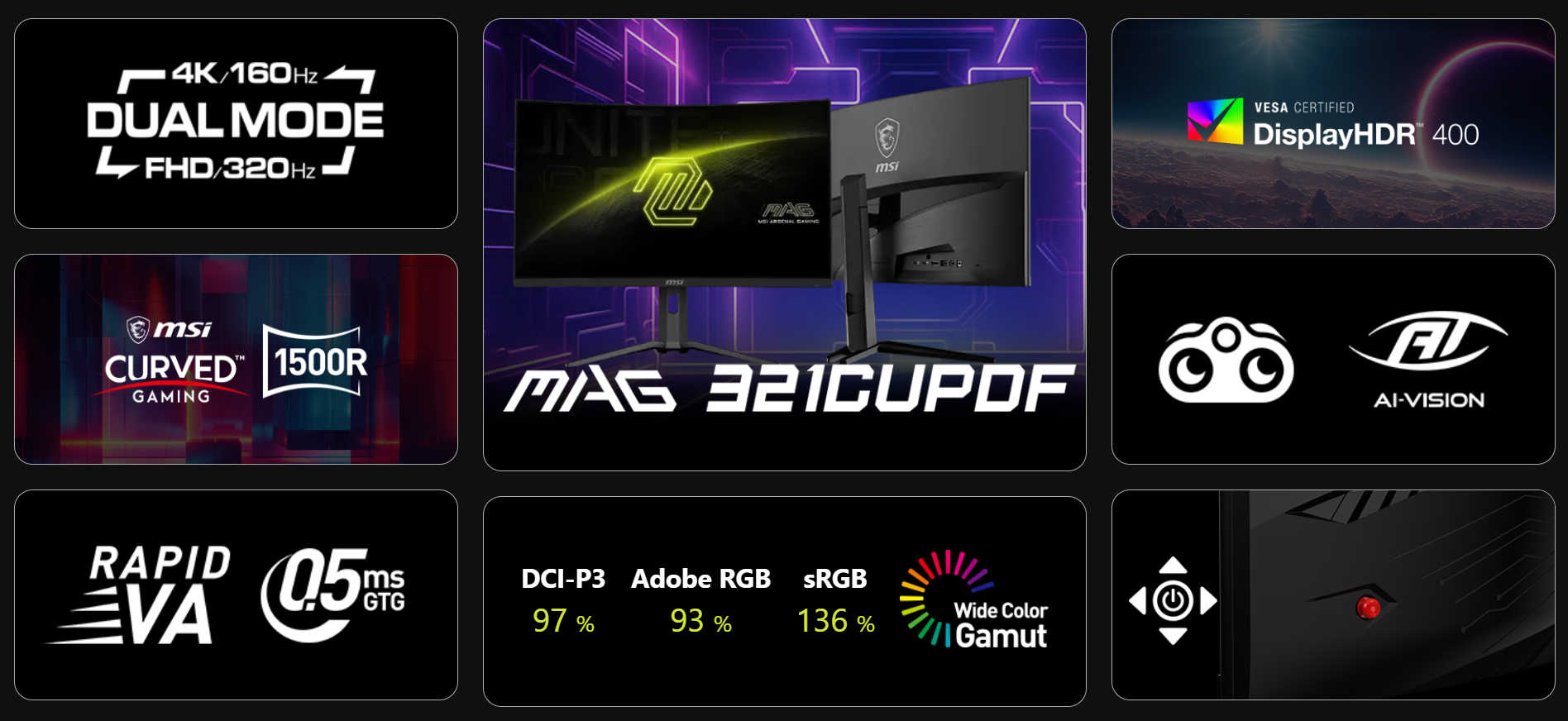 MSI launches first 4K curved gaming monitor with dual-mode | KitGuru