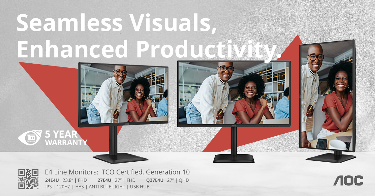 AOC introduces new entry-level E4 monitors | KitGuru