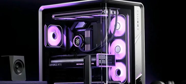 Jonsbo’s latest case features a pillarless design and curved tempered ...