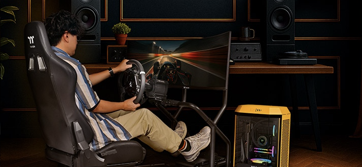 Thermaltake launches GR300 Racing Sim cockpit | KitGuru