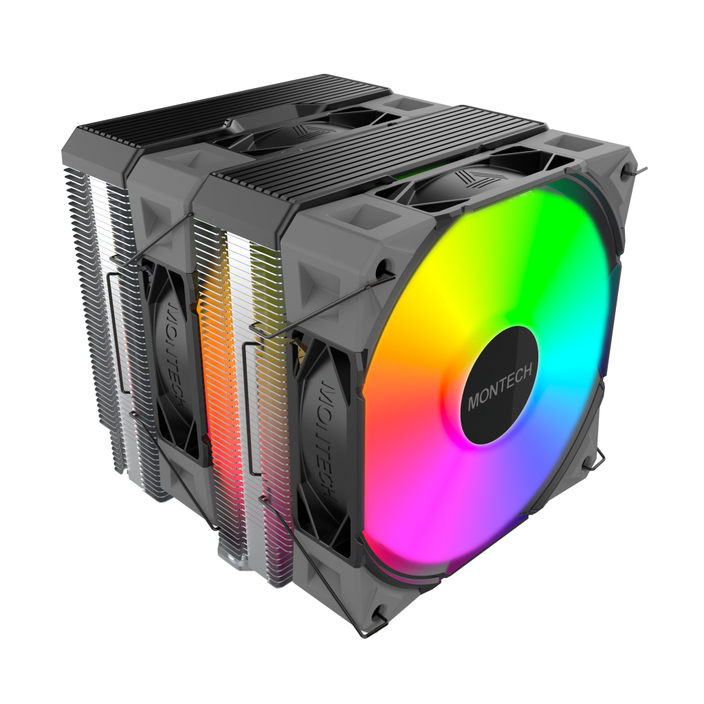 Montech NX600 series CPU coolers add six heatpipes and broad socket ...