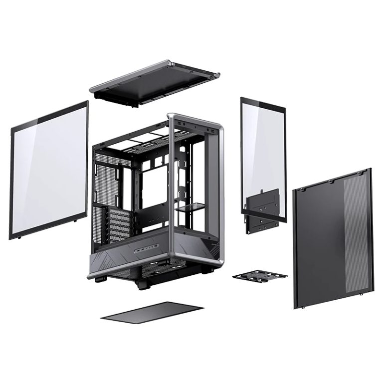 Jonsbo unveils D401 Black mid-tower with double tempered glass panels ...