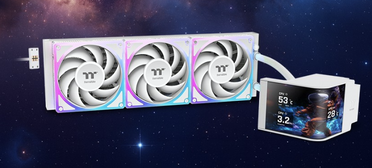 Thermaltake’s latest AIO liquid cooler features a massive curved ...